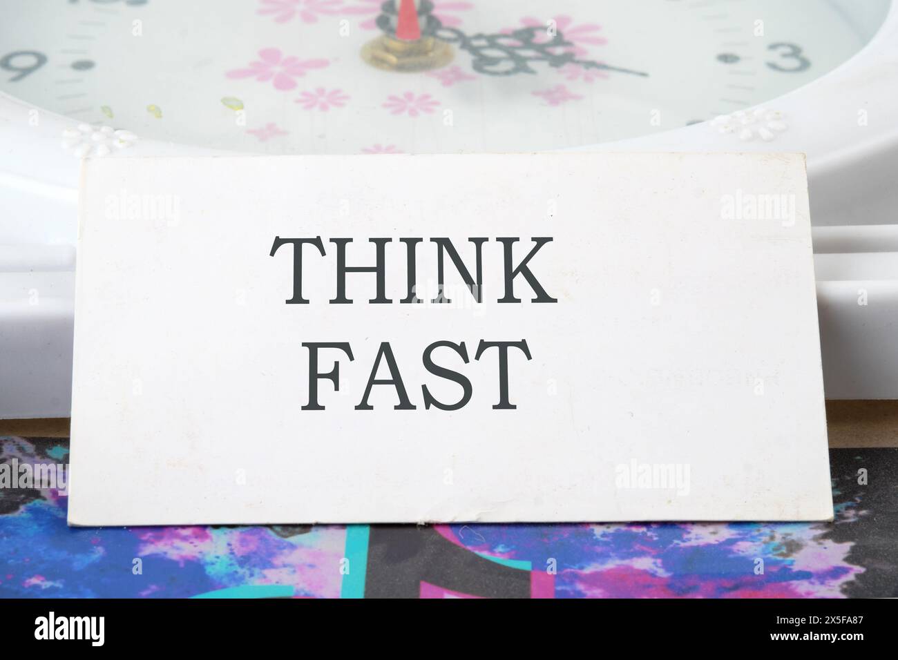 Think fast illustration hi-res stock photography and images - Alamy
