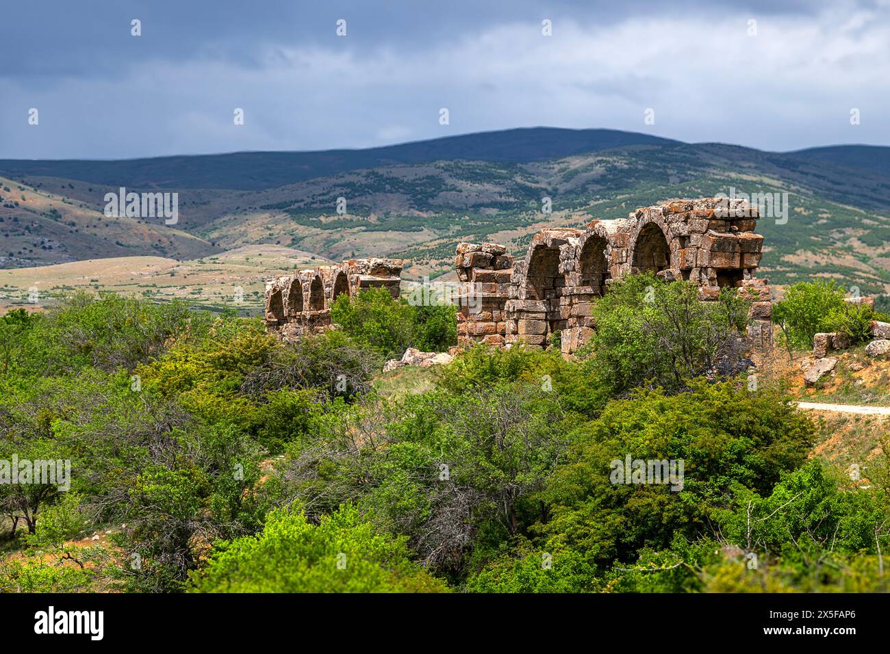 Aqueducts of the ancient city of Psidia Stock Photo - Alamy