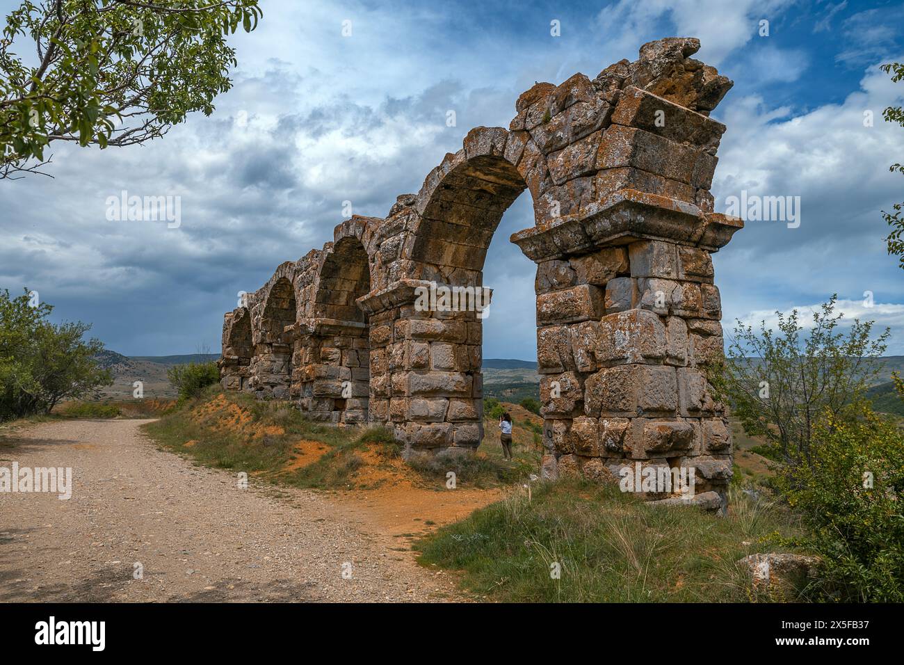 Aqueducts of the ancient city of Psidia Stock Photo - Alamy