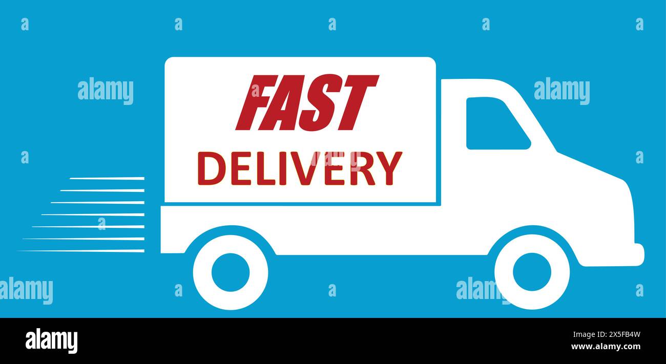 Shipping service vehicle hi-res stock photography and images - Alamy