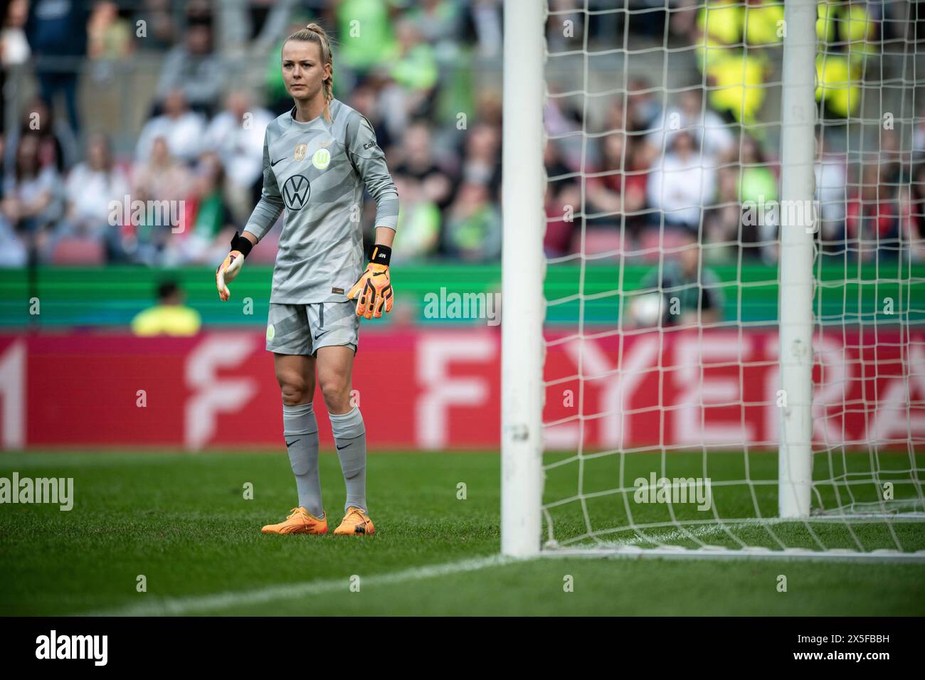 Cologne, Germany. 09th May, 2024. Soccer, Women: DFB Cup, VfL Wolfsburg ...