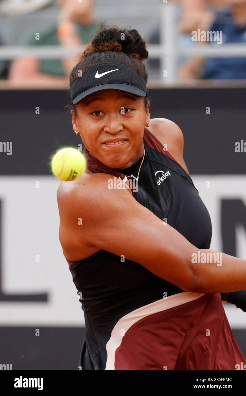 Naomi Osaka (JPN)is playing during the first round match against Marta ...