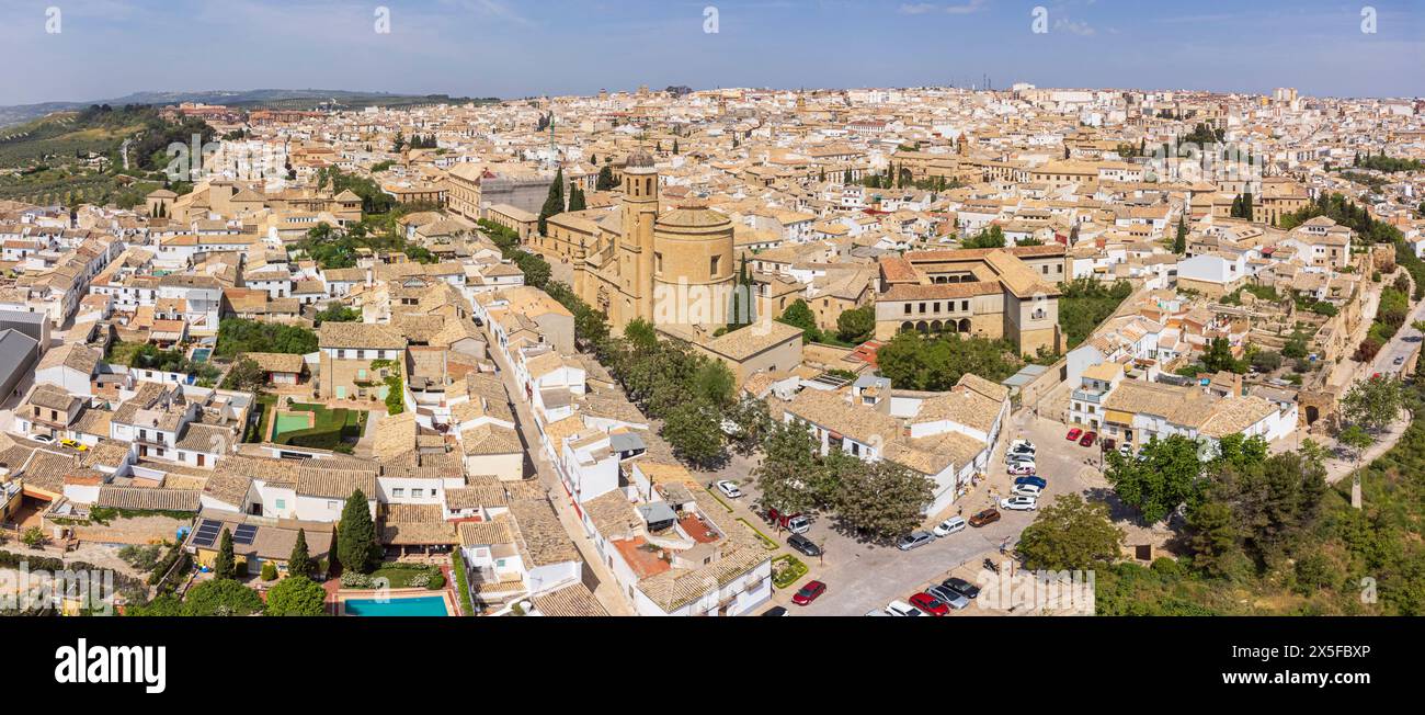 Úbeda, aerial view of the world heritage city, Jaén province, Andalusia ...
