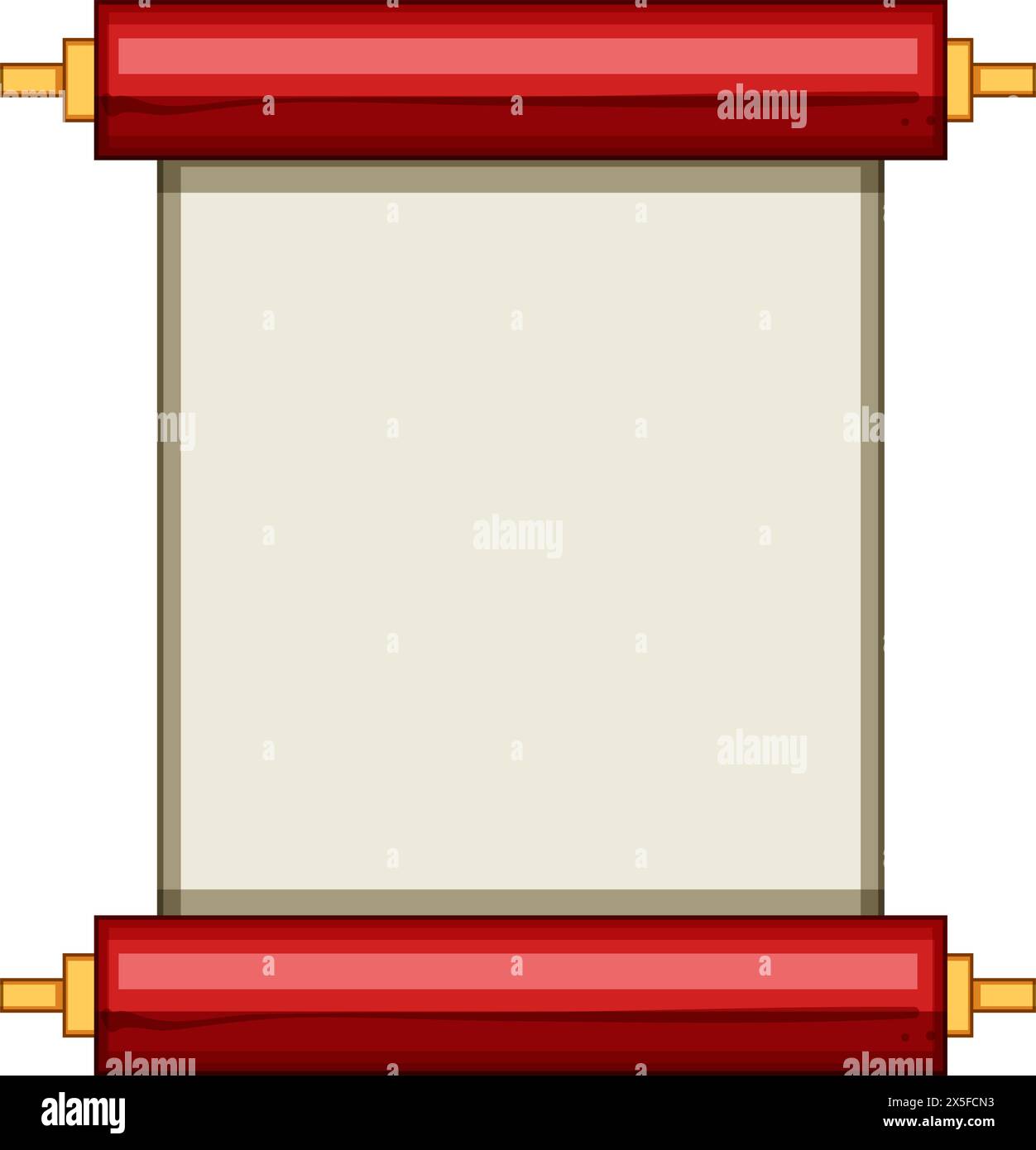 cny chinese scroll cartoon vector illustration Stock Vector Image & Art ...