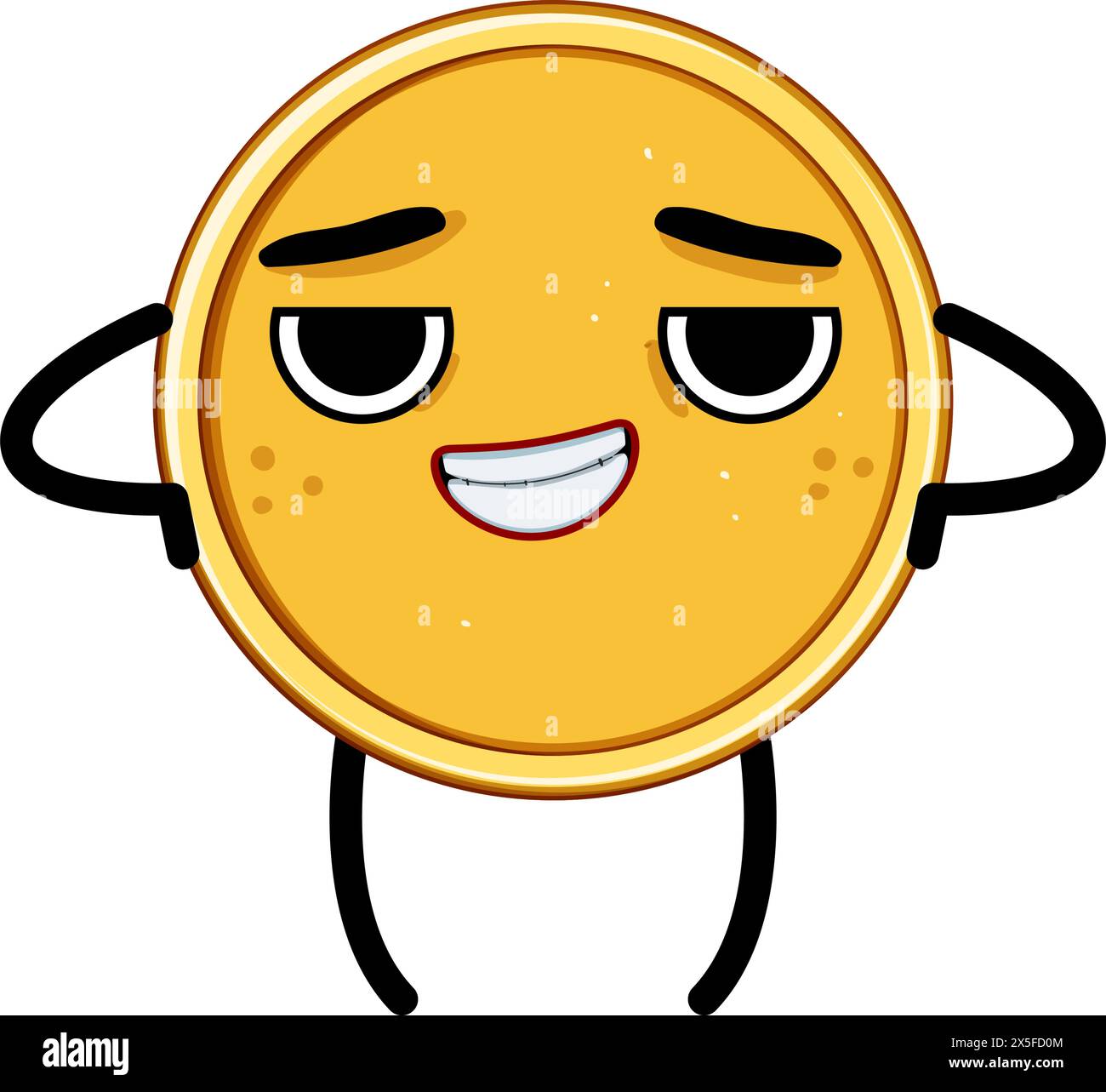 cash coin character cartoon vector illustration Stock Vector Image ...