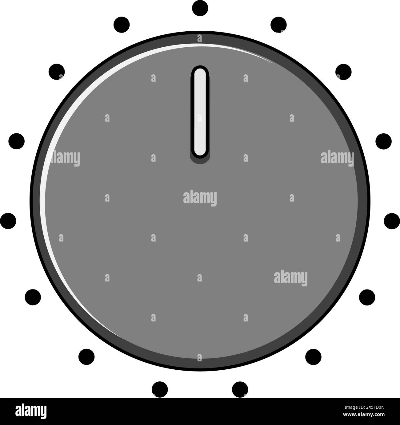 button dial knob cartoon vector illustration Stock Vector Image & Art ...