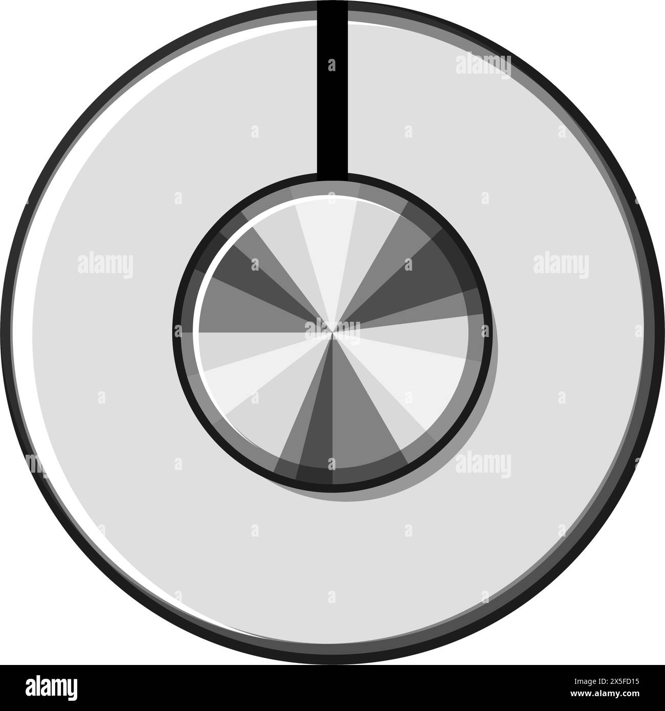 level dial knob cartoon vector illustration Stock Vector Image & Art ...