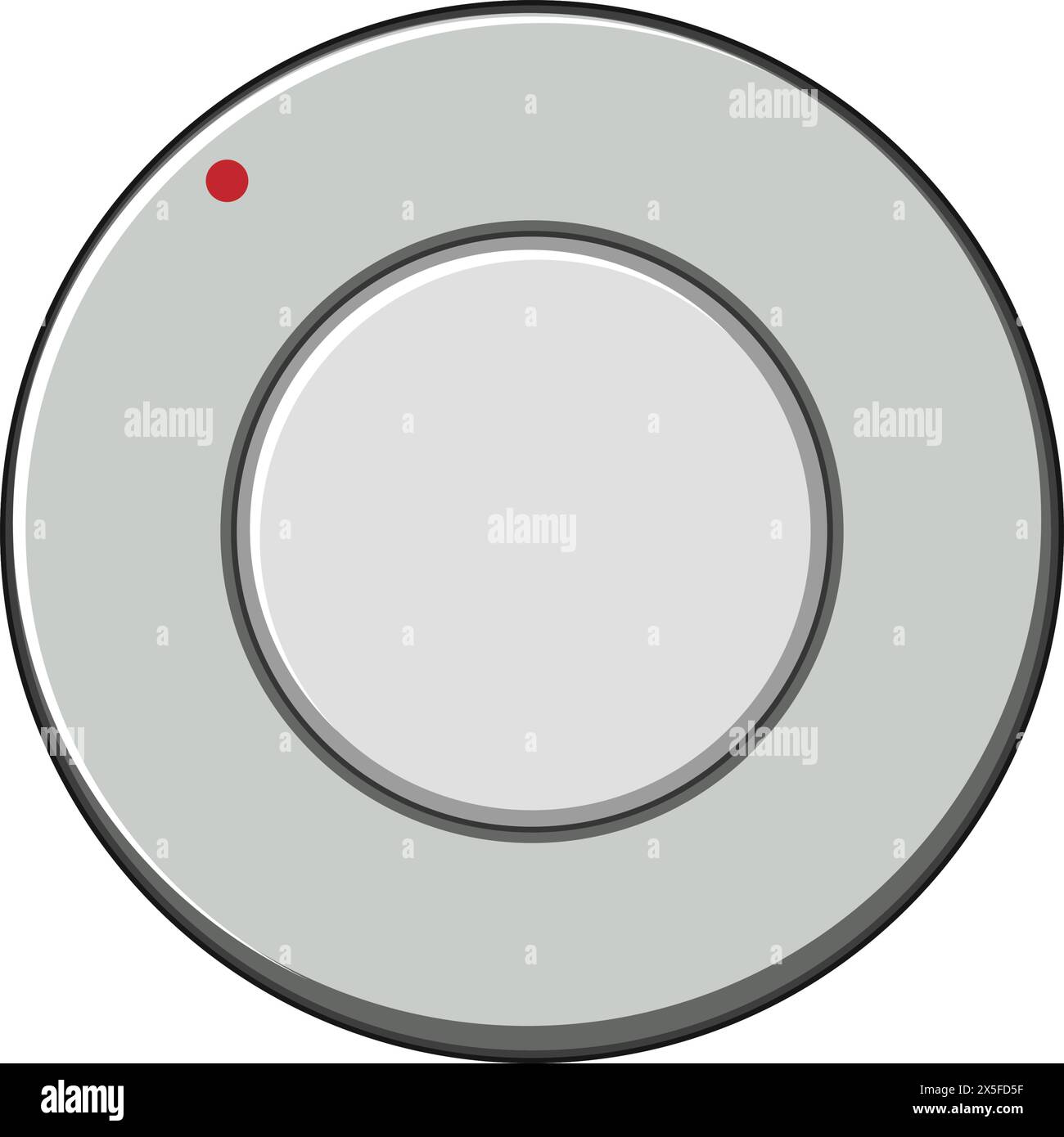 round dial knob cartoon vector illustration Stock Vector Image & Art ...