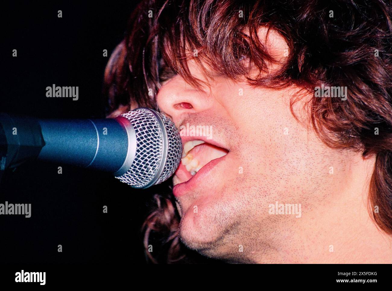 THE WANNADIES, EARLY UK TOUR, 1996: Singer and Guitarist Pär Wiksten of ...