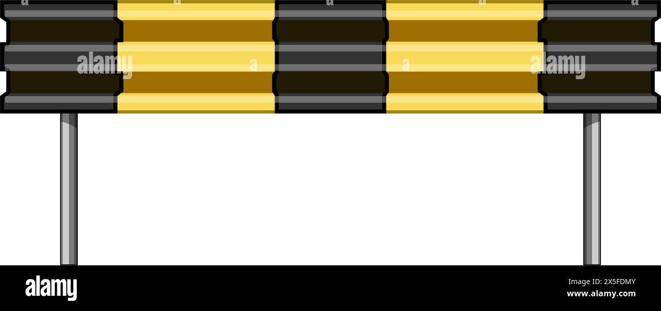 Guard rails Cut Out Stock Images & Pictures - Alamy