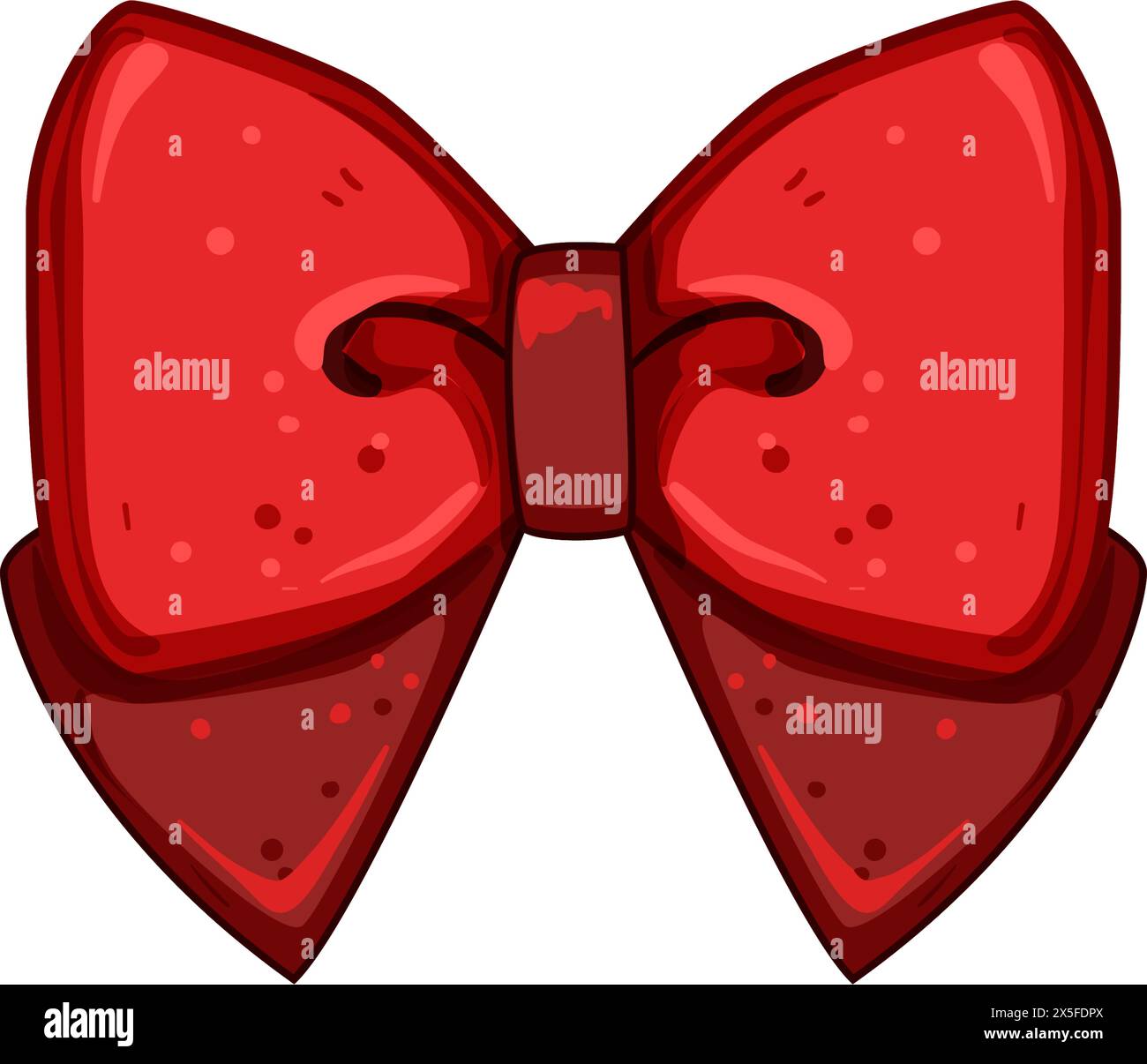 tie hair ribbon cartoon vector illustration Stock Vector Image & Art ...