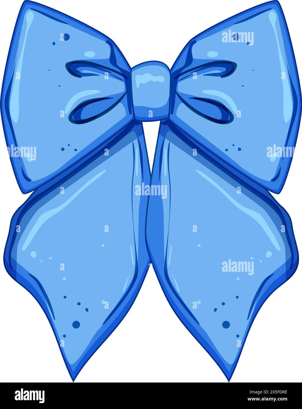 accessory hair ribbon cartoon vector illustration Stock Vector Image ...