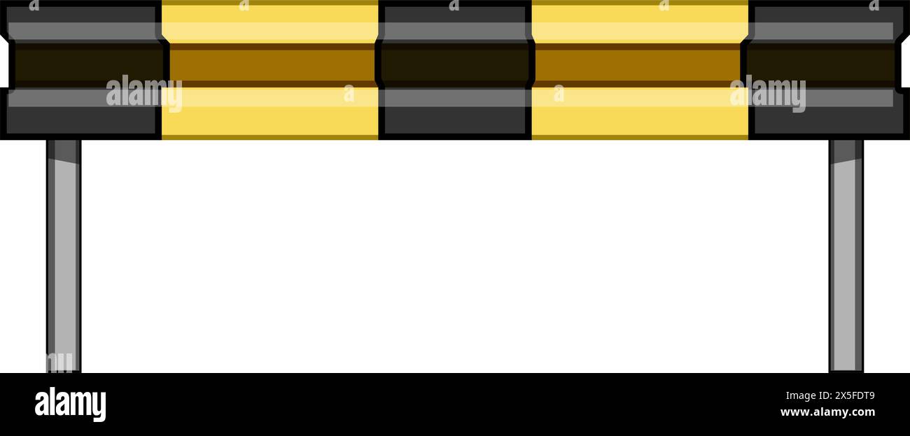 safety guard rails cartoon vector illustration Stock Vector Image & Art ...