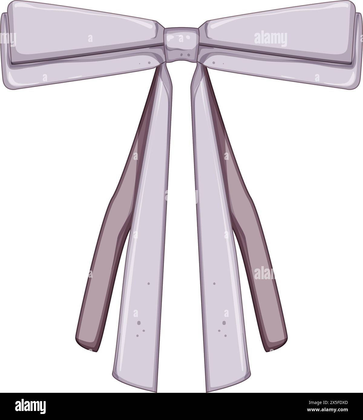 red hair ribbon cartoon vector illustration Stock Vector Image & Art ...