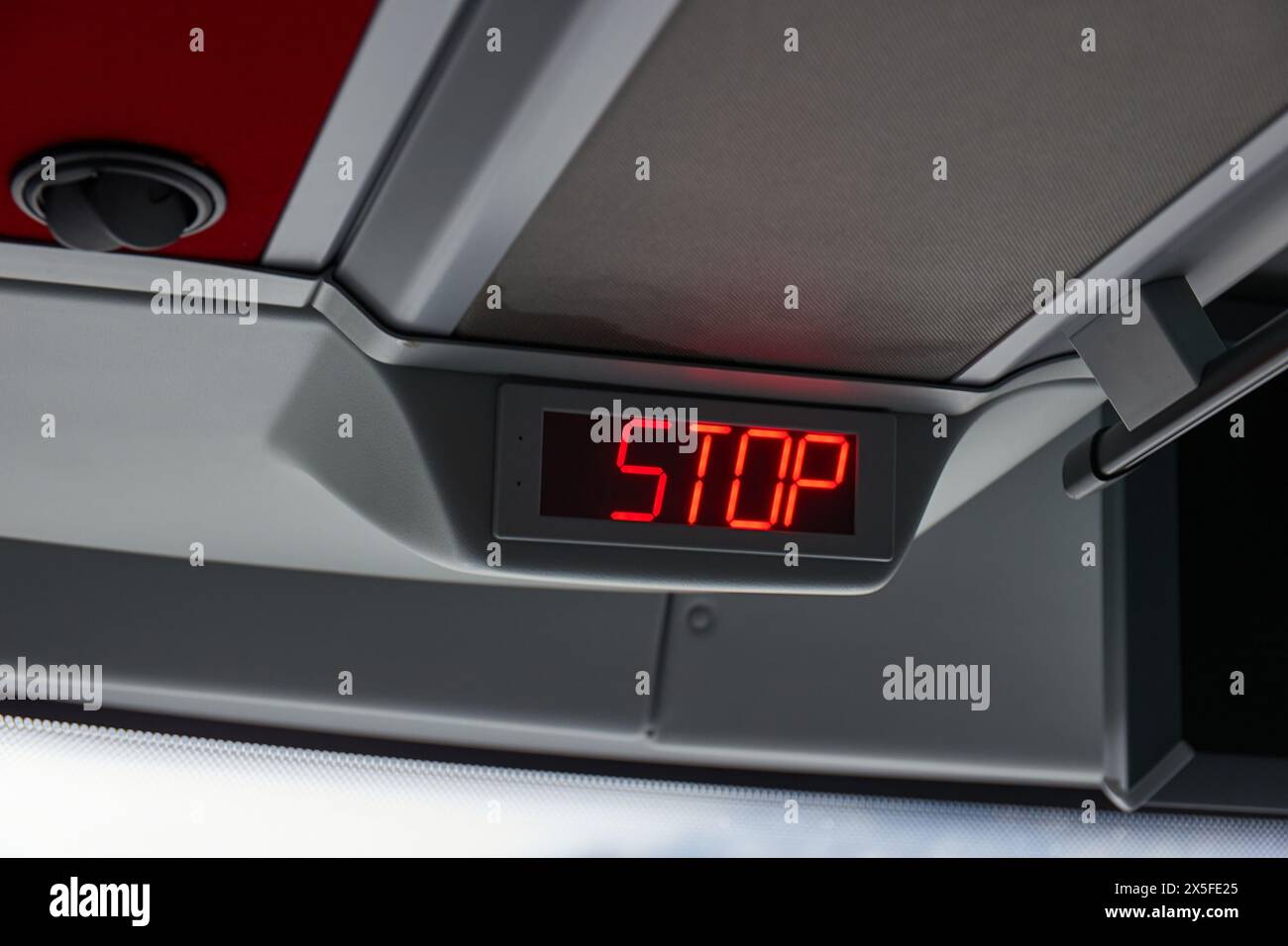 Bus stop request button hi-res stock photography and images - Alamy