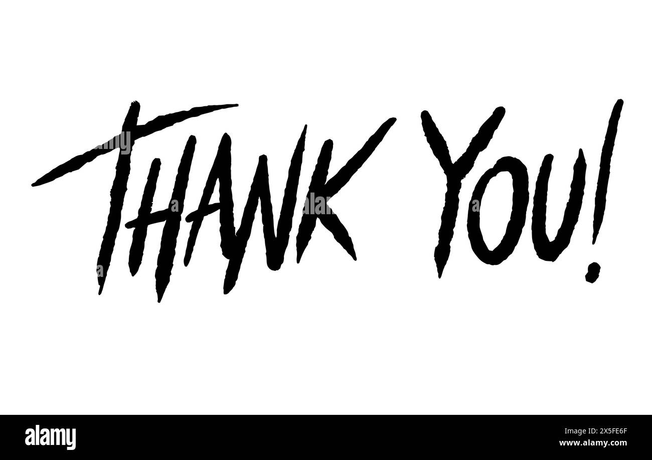 Thank You Funky Stock Vector Image & Art - Alamy