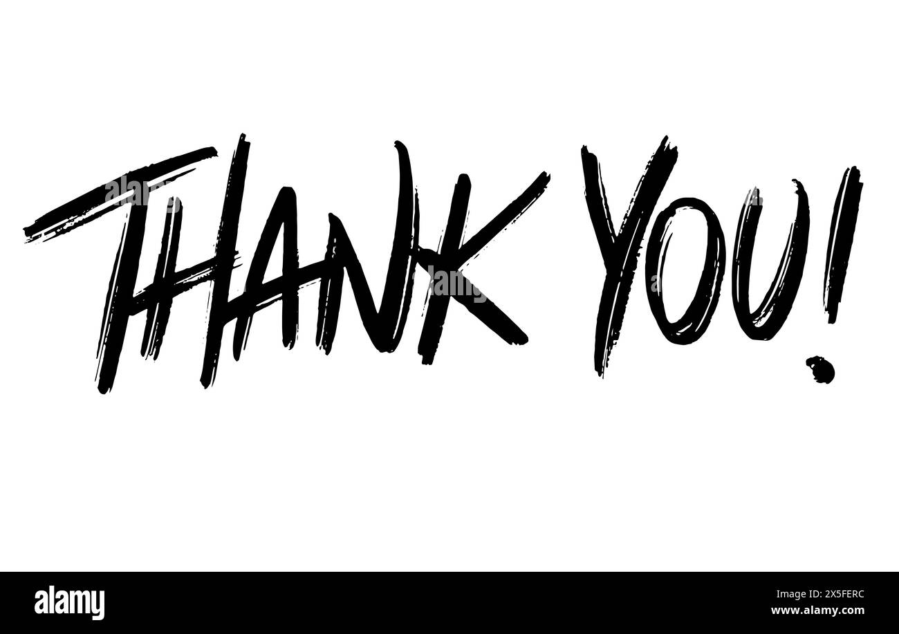 Thank You Phrase Stock Vector Image & Art - Alamy