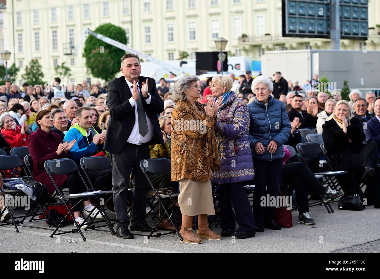 Vienna, Austria. May 8, 2024. The Festival of Joy takes place every ...