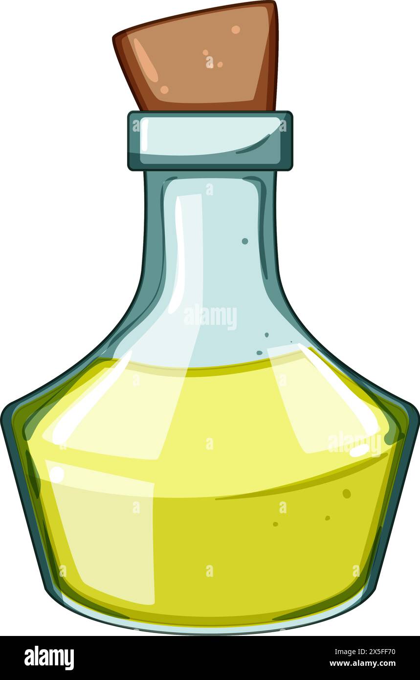 game potion bottle cartoon vector illustration Stock Vector Image & Art ...