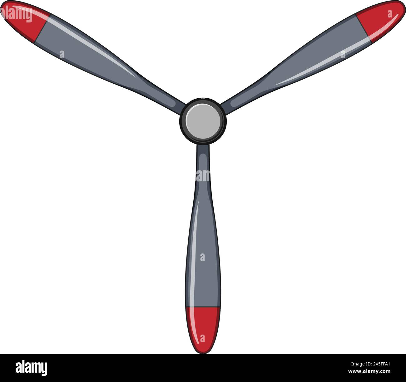 plane propeller cartoon vector illustration Stock Vector Image & Art ...