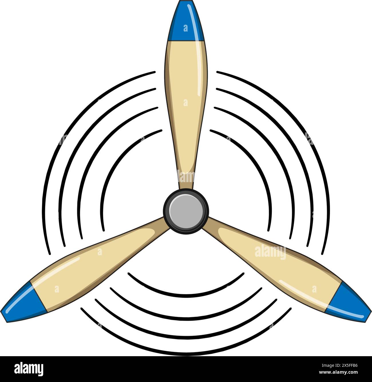 ocean propeller cartoon vector illustration Stock Vector Image & Art ...