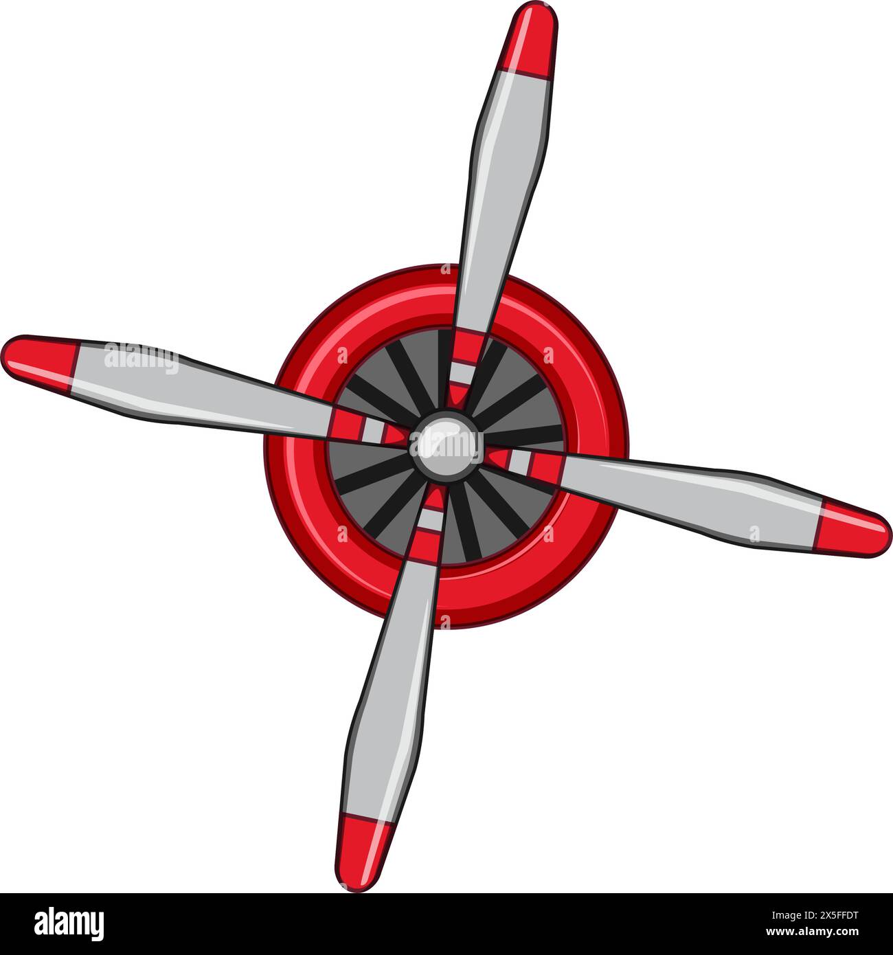 underwater propeller cartoon vector illustration Stock Vector Image ...