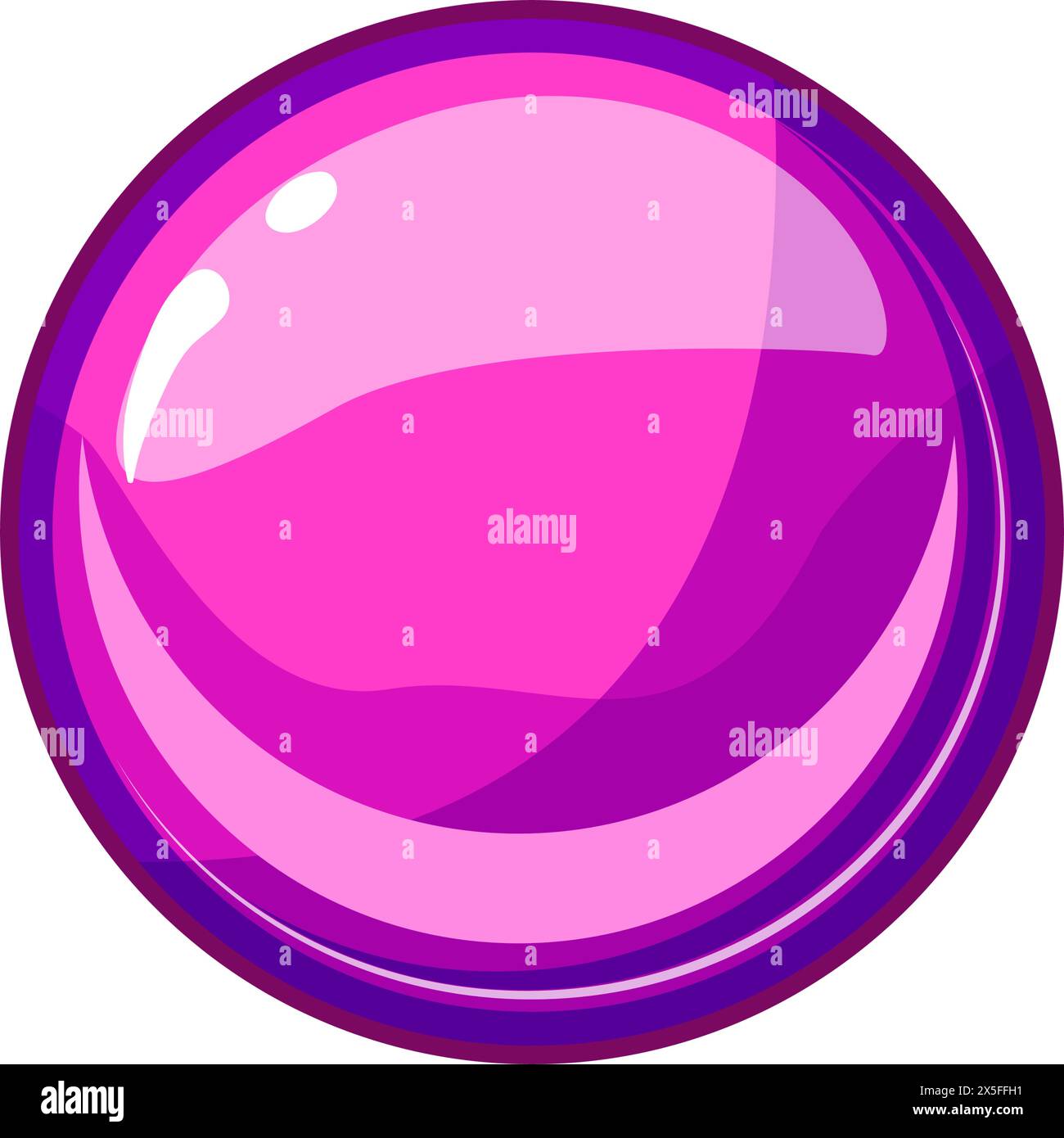 app round game button cartoon vector illustration Stock Vector Image ...