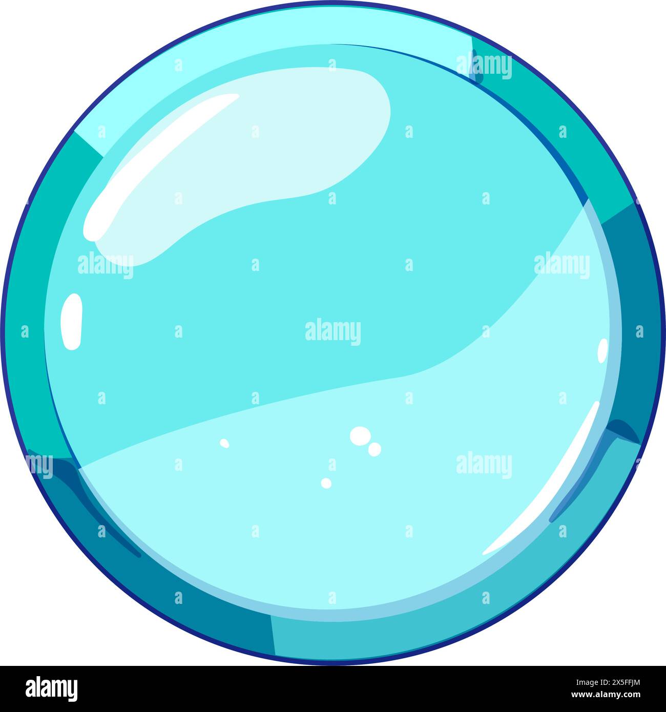 banner round game button cartoon vector illustration Stock Vector Image ...