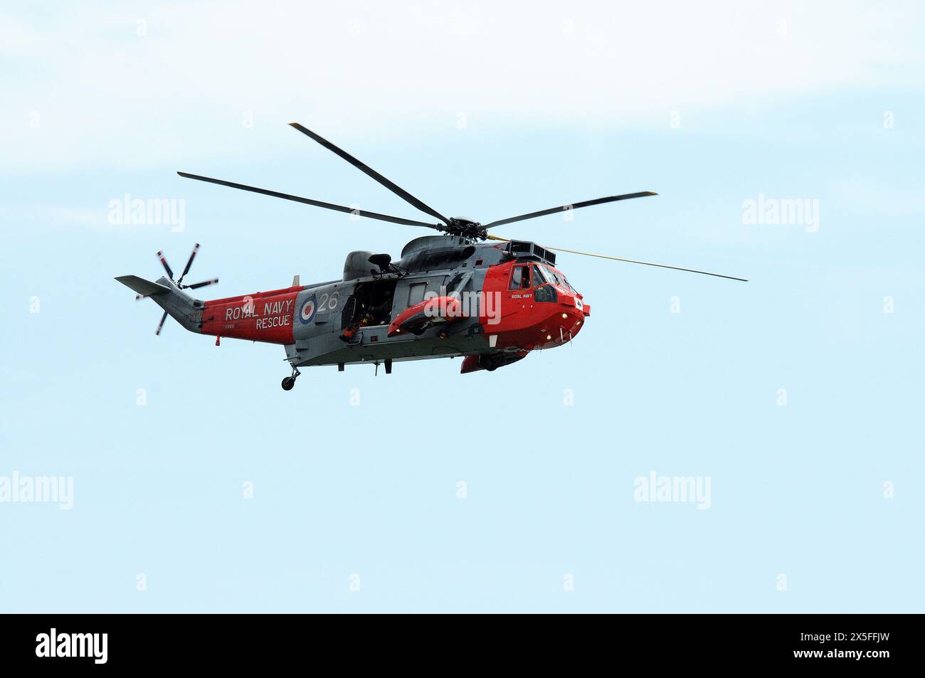 Royal Navy Rescue Sea King Helicopter at Wales National Airshow, 2015 ...