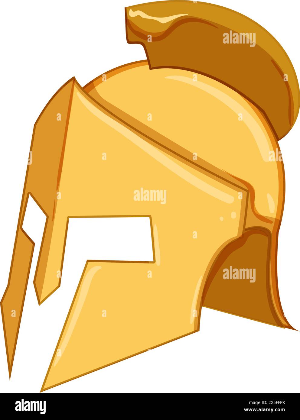greek spartan helmet cartoon vector illustration Stock Vector Image ...