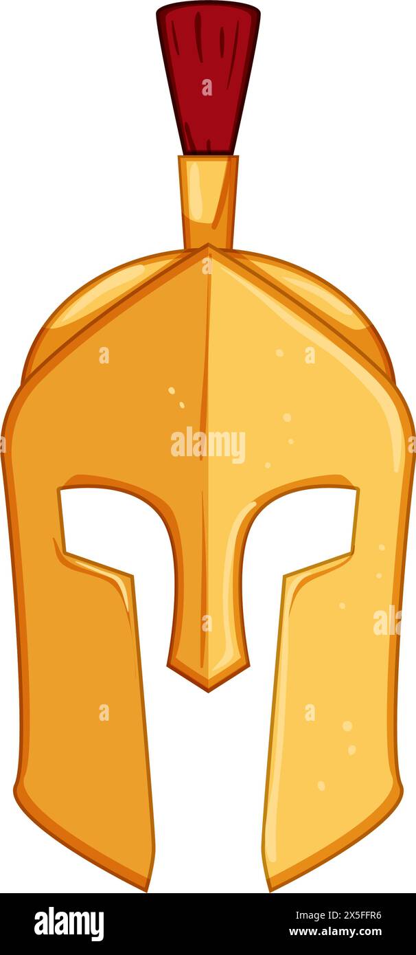 logo spartan helmet cartoon vector illustration Stock Vector Image ...