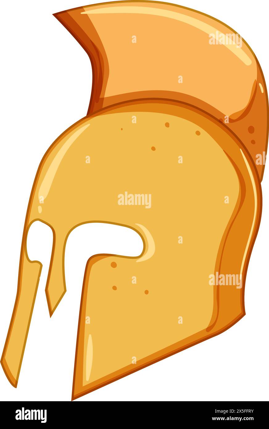 trojan spartan helmet cartoon vector illustration Stock Vector Image ...