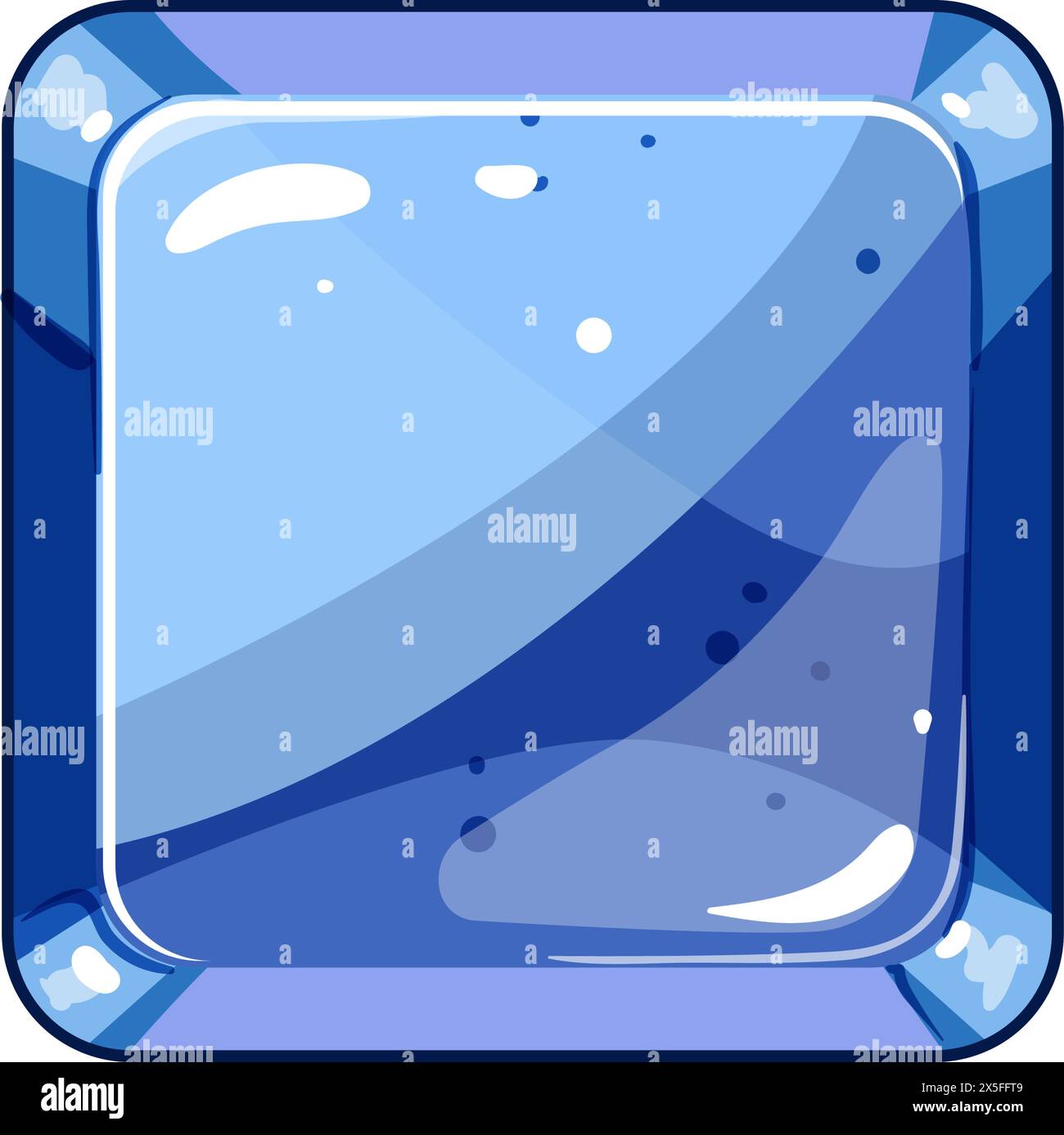 panel square game button cartoon vector illustration Stock Vector Image ...