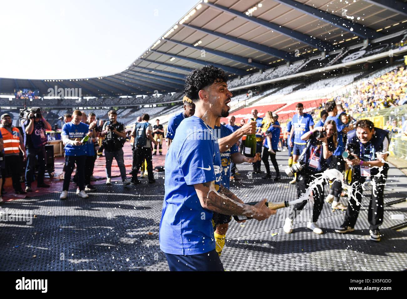 Brussels, Belgium. 09th May, 2024. Union's Cameron Puertas Castro ...