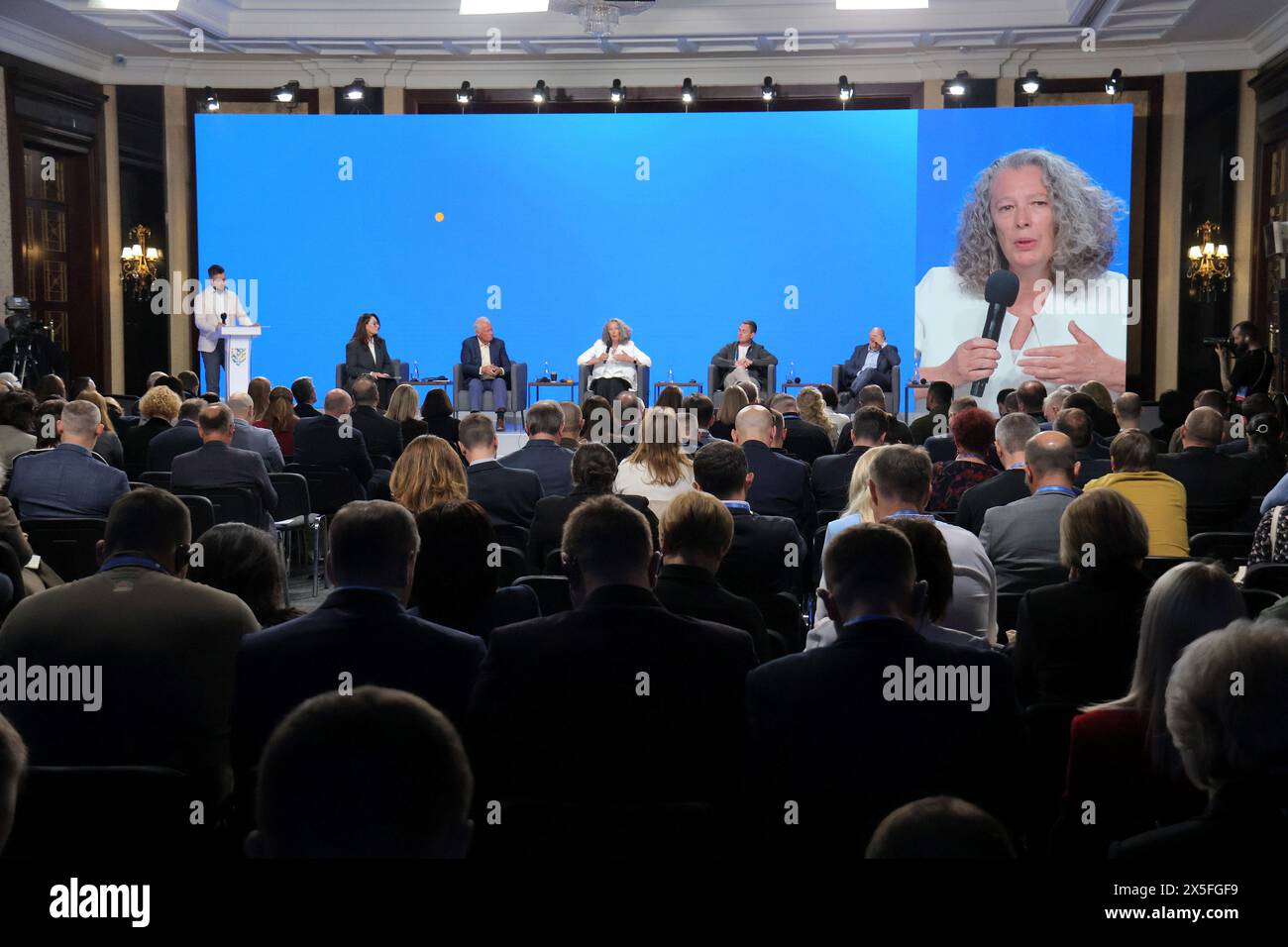 KYIV, UKRAINE - MAY 9, 2024 - Participants attend the Second ...