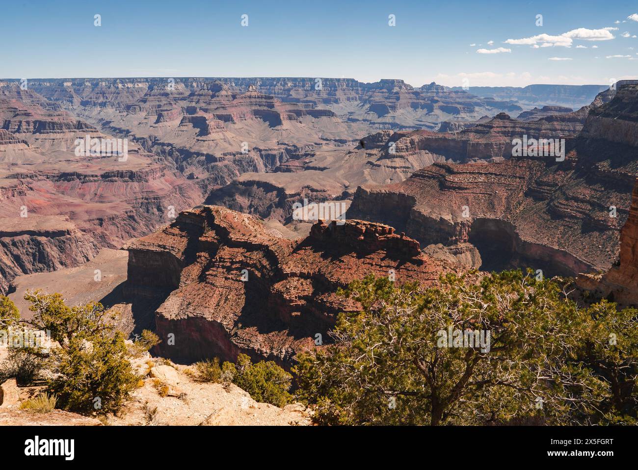 Grand Canyon Panoramic View, Famous Geological Landmark, Arizona, USA ...