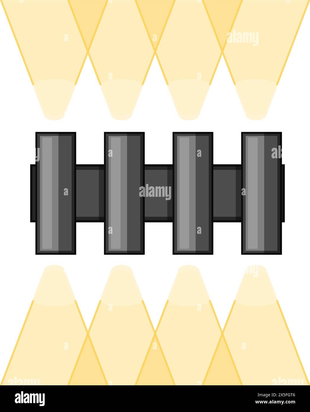 spot wall lamp cartoon vector illustration Stock Vector Image & Art - Alamy