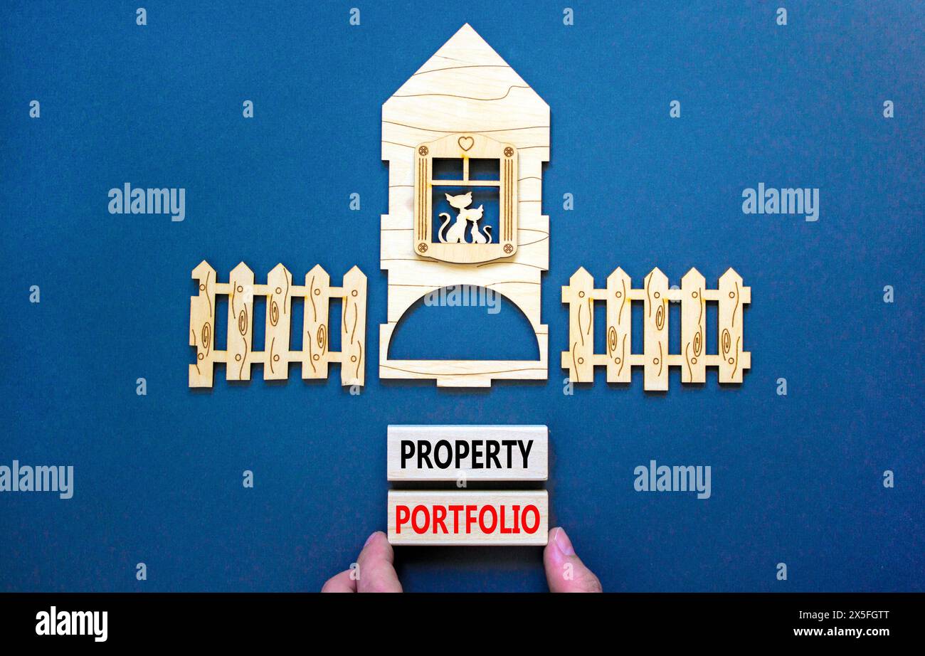 Property portfolio symbol. Concept words Property portfolio on ...