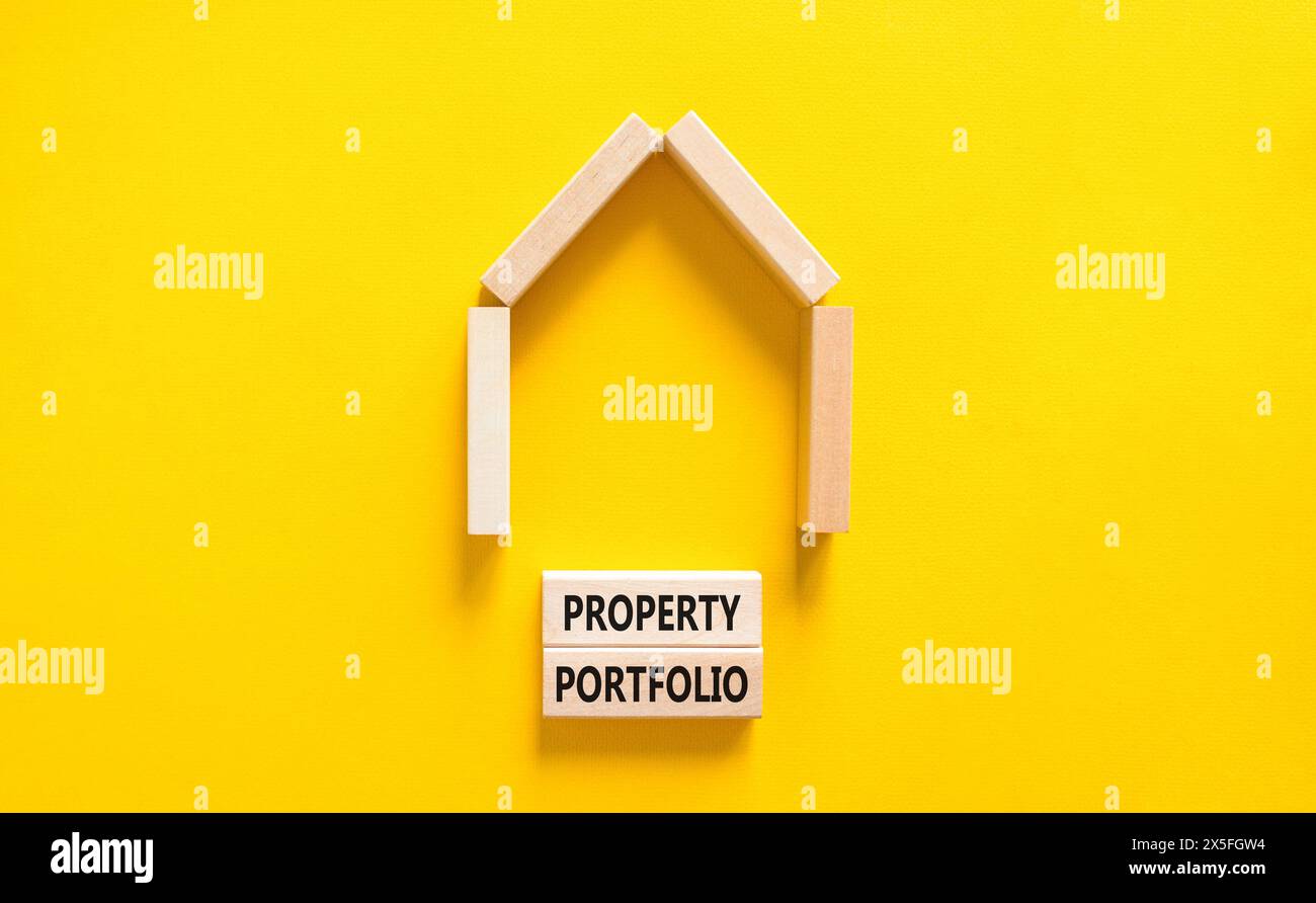 Property portfolio symbol. Concept words Property portfolio on ...