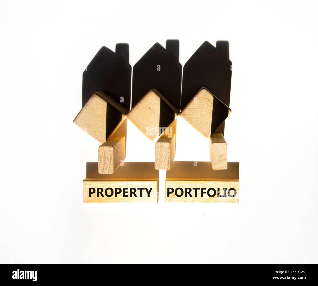 Property portfolio symbol. Concept words Property portfolio on ...