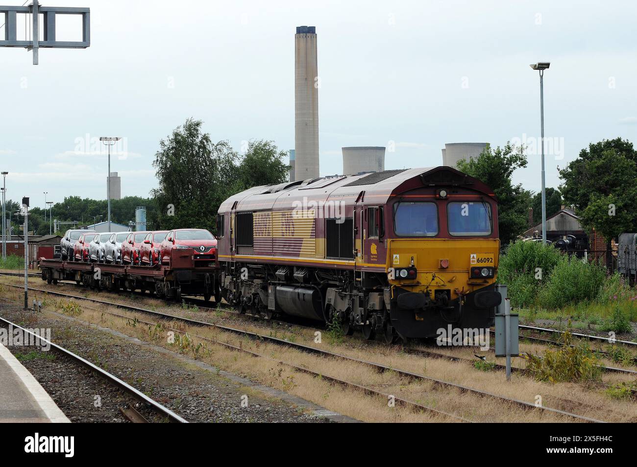 "66092" in Didcot yard Stock Photo - Alamy