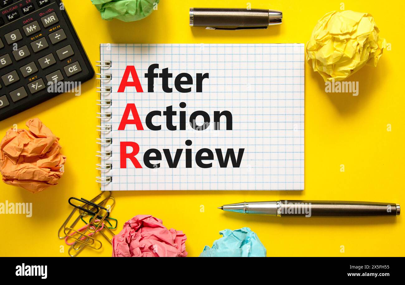 AAR After action review symbol. Concept words AAR After action review ... AAR After action review symbol. Concept words AAR After action review ...