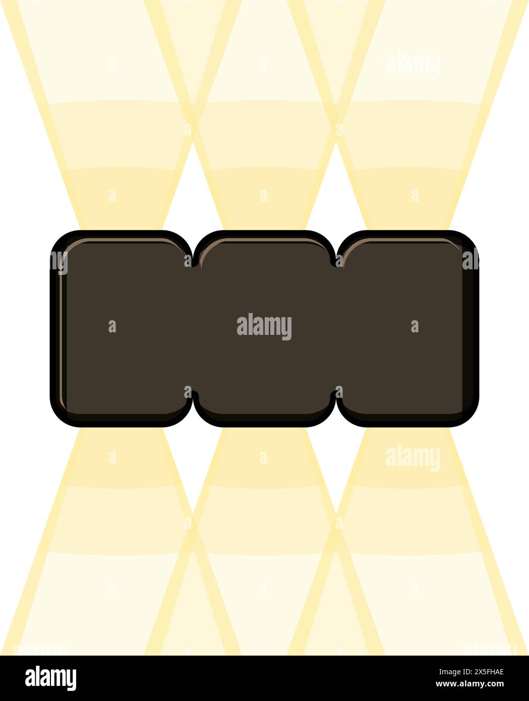 bright wall lamp cartoon vector illustration Stock Vector Image & Art ...