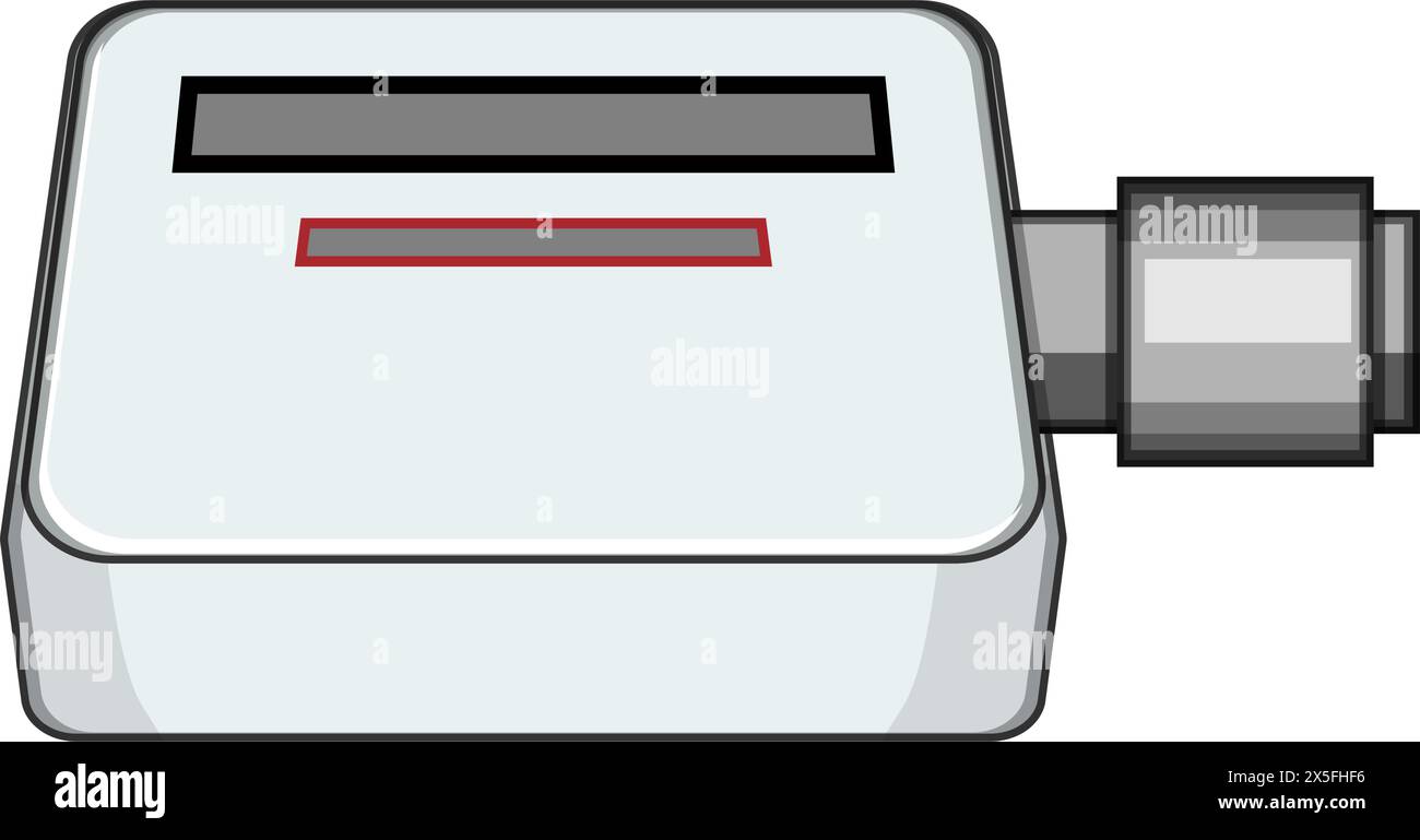 energy water gas meter cartoon vector illustration Stock Vector Image ...