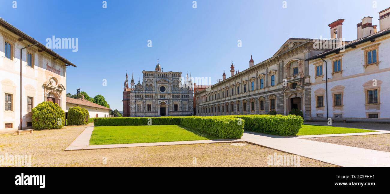 Certosa di Pavia monastery, historical monumental complex that includes ...