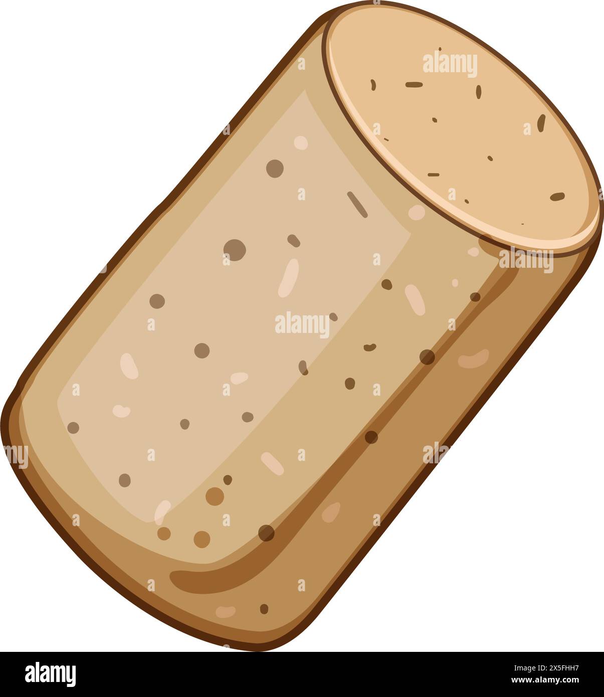 alcohol wine cork bottle cartoon vector illustration Stock Vector Image ...