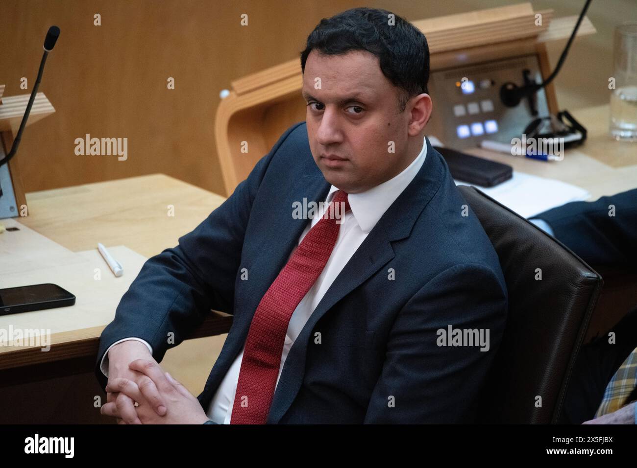 Edinburgh, Scotland, UK. 9th May, 2024. PICTURED: Anas Sarwar MSP ...