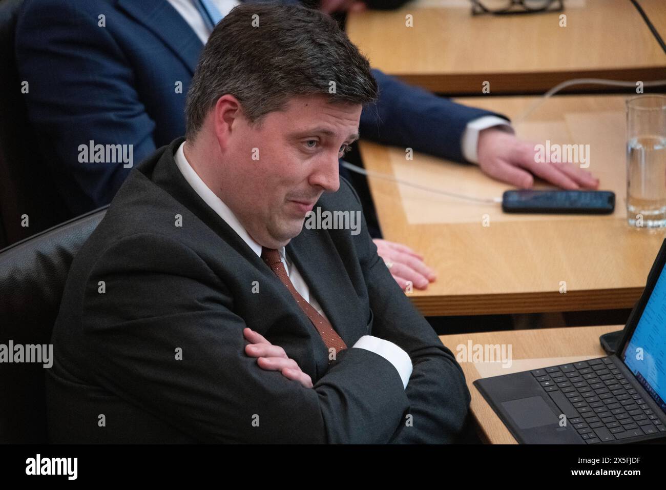 Edinburgh, Scotland, UK. 9th May, 2024. PICTURED: Jamie Hepburn MSP ...