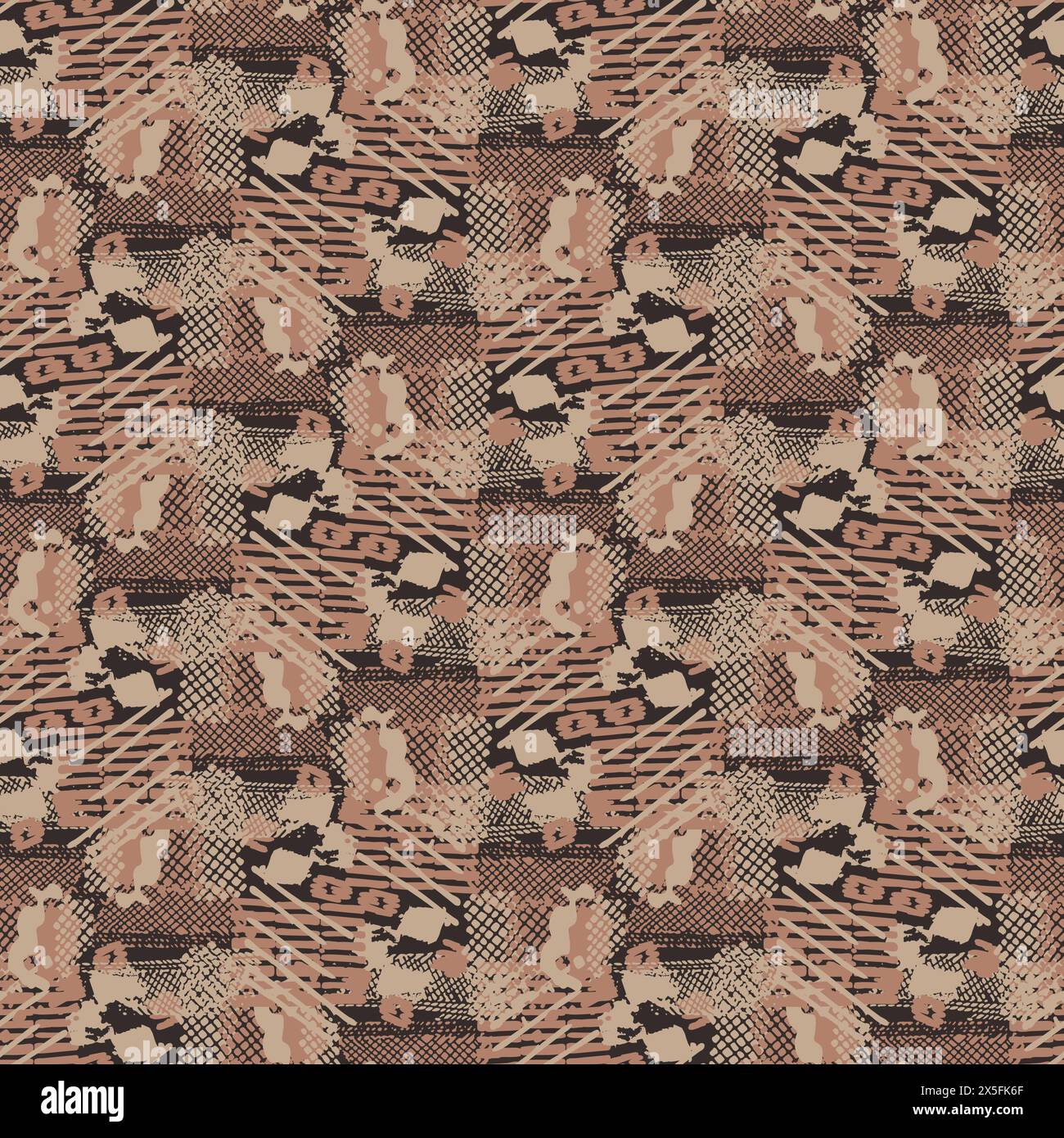 Tribal ethnic camouflage abstract pattern design in fall color trend ...
