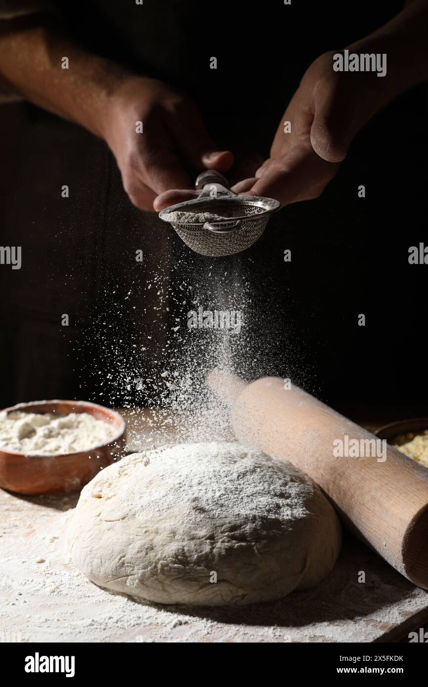Closeup man cooking pasta over hi-res stock photography and images - Alamy